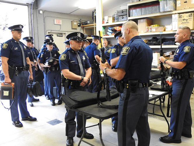 State Police top brass in town for post inspection | News, Sports, Jobs ...